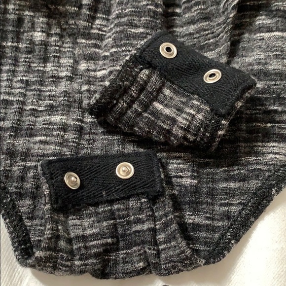 Sun & Shadow | Tops | Sun Shadow Grey Long Sleeve Lace Up Bodysuit ...